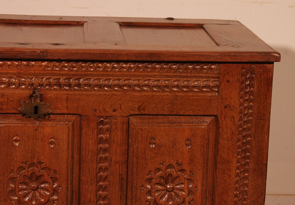 Antique Renaissance Chest in Oak for sale at Pamono