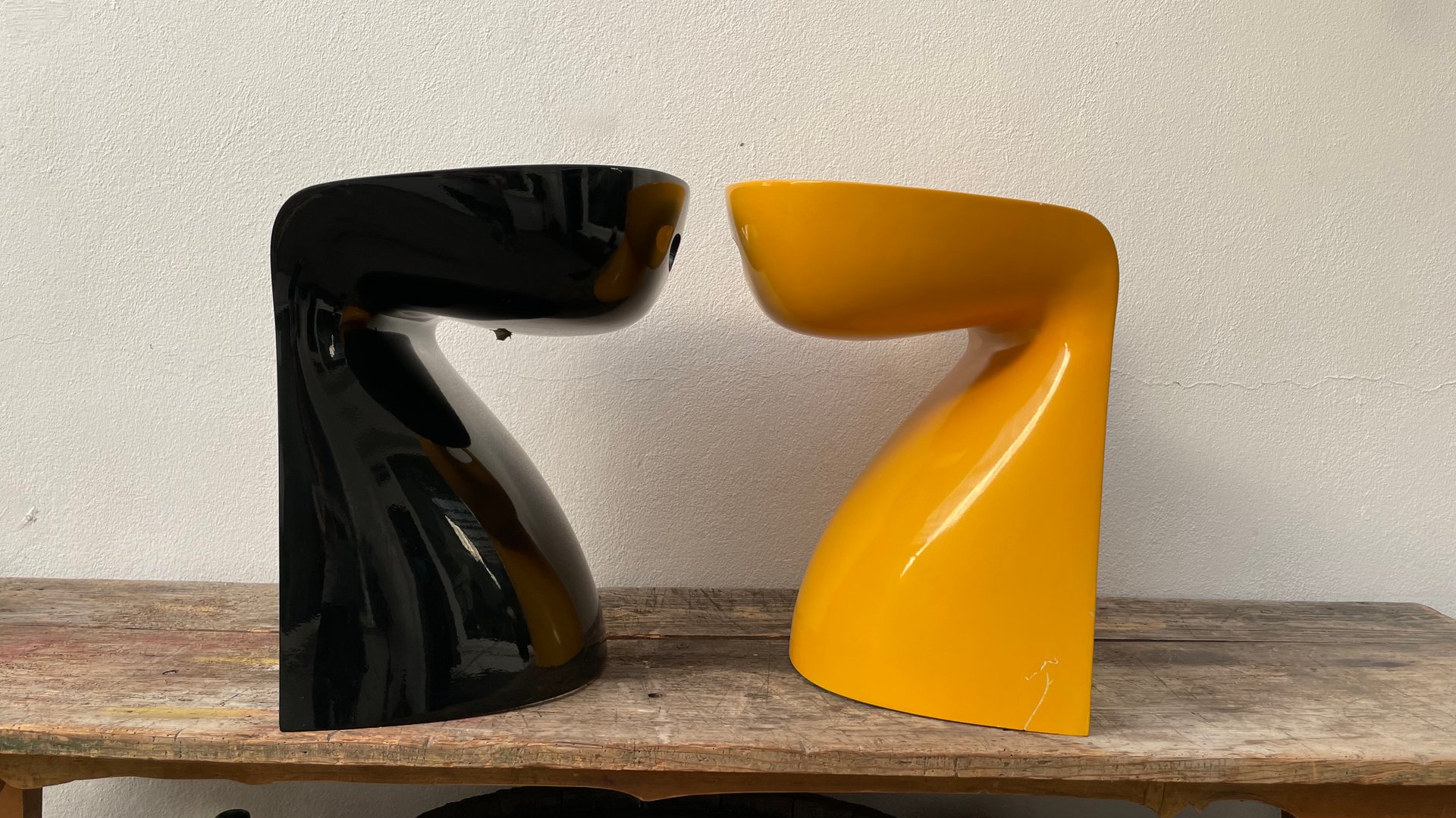 Designer Bowl-Chairs, Set of 2 for sale at Pamono