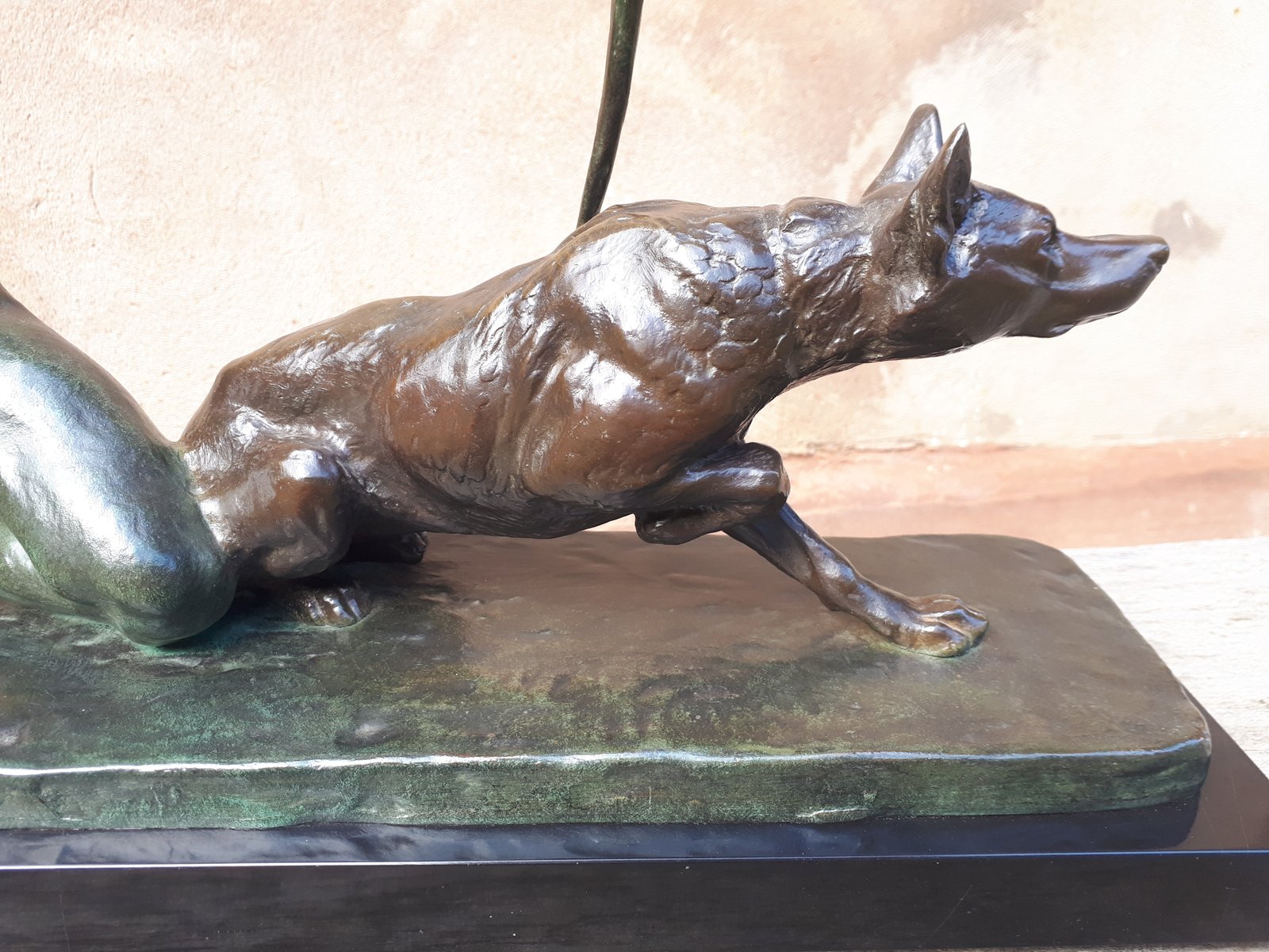 Louis Riché, Large Art Deco Sculpture, 1920s-1940s, Bronze & Marble for ...