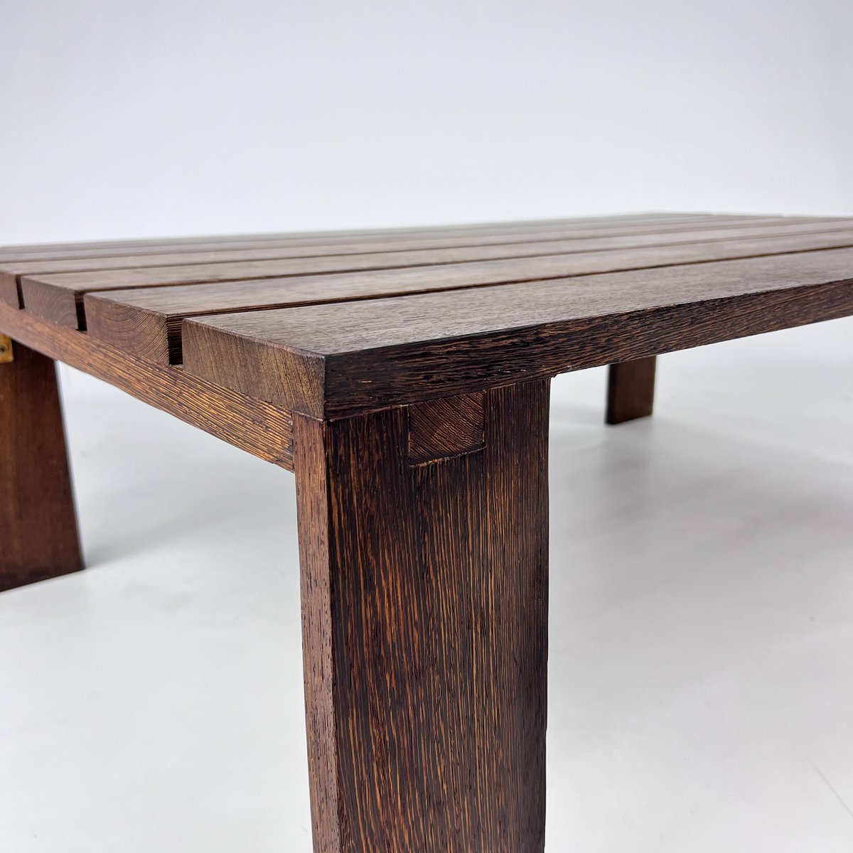 Mid-Century Modern Dutch Wengé Coffee Table, 1960s for sale at Pamono