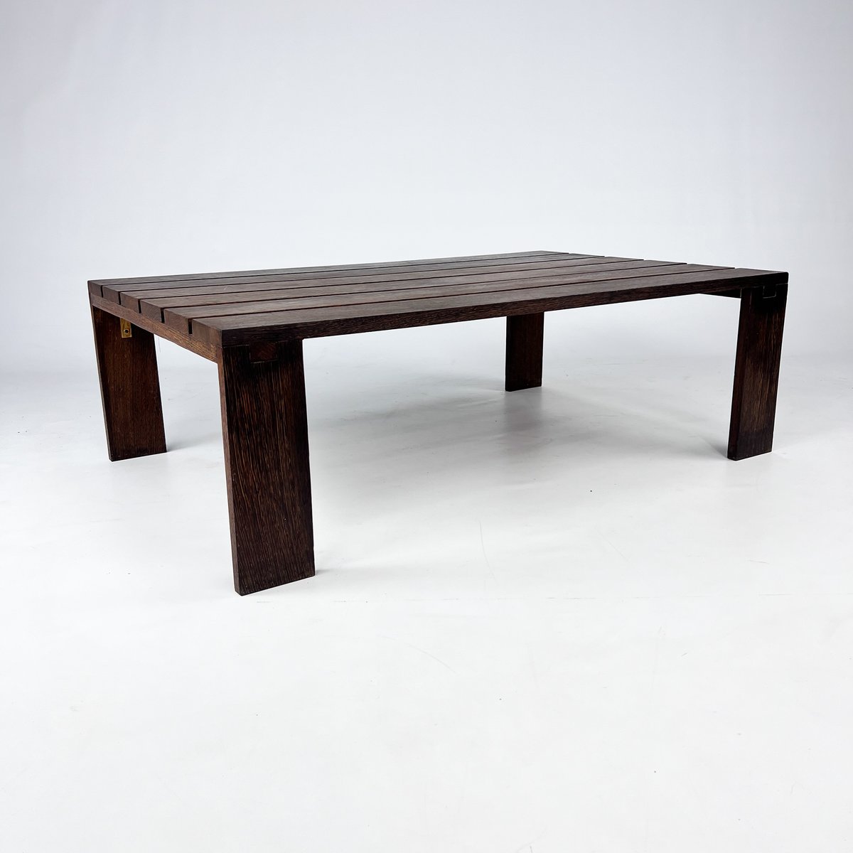 Mid-Century Modern Dutch Wengé Coffee Table, 1960s for sale at Pamono