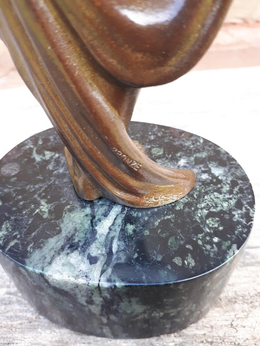 Lucien Alliot, Art Deco Sculpture, 1920s-1940s, Bronze for sale at Pamono