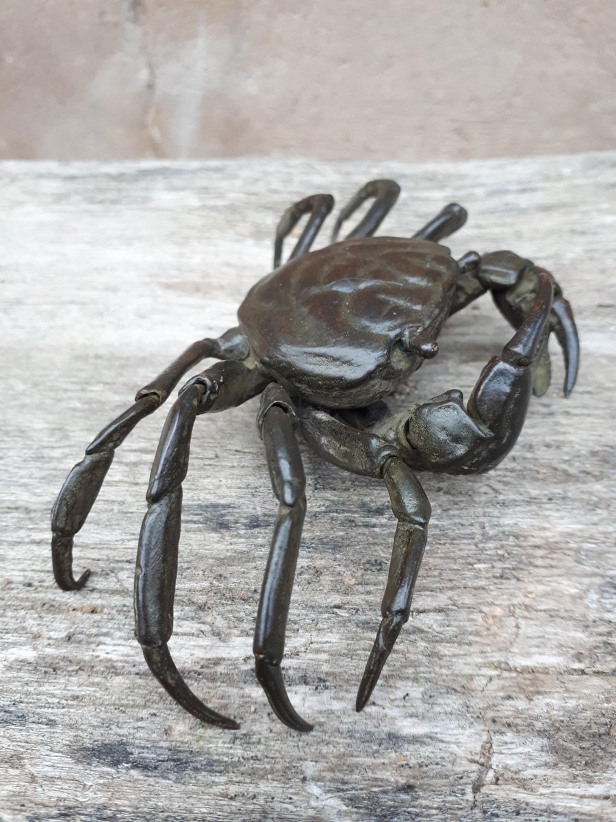 Japanischer Künstler aus der Meiji-Ära, Jizai Okimono Skulptur einer ...