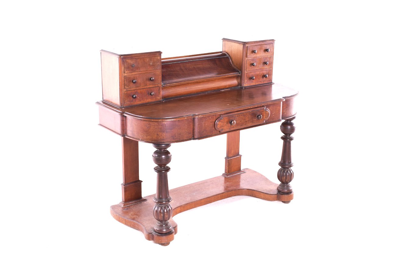 Antique Walnut Writing Desk, England for sale at Pamono
