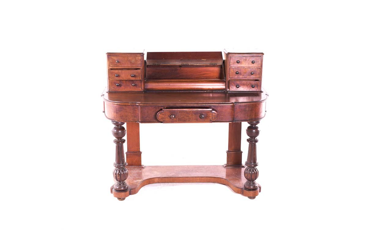 Antique Walnut Writing Desk, England for sale at Pamono