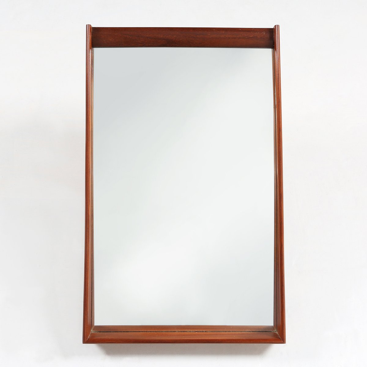 Mid-Century Modern Mirror in Teak, 1960s for sale at Pamono