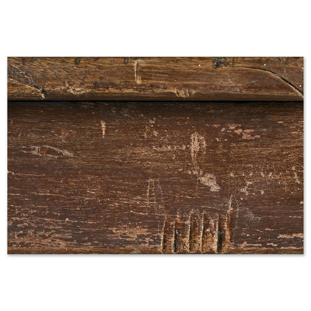 Solid Wood High Table for sale at Pamono