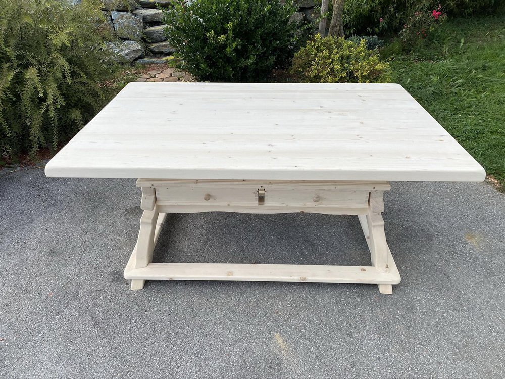 Farm Dining Table in Spruce for sale at Pamono
