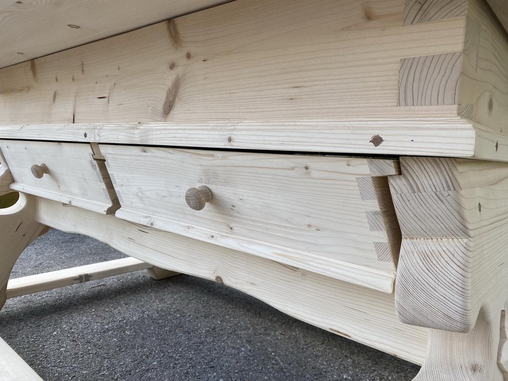 Farm Dining Table in Spruce for sale at Pamono