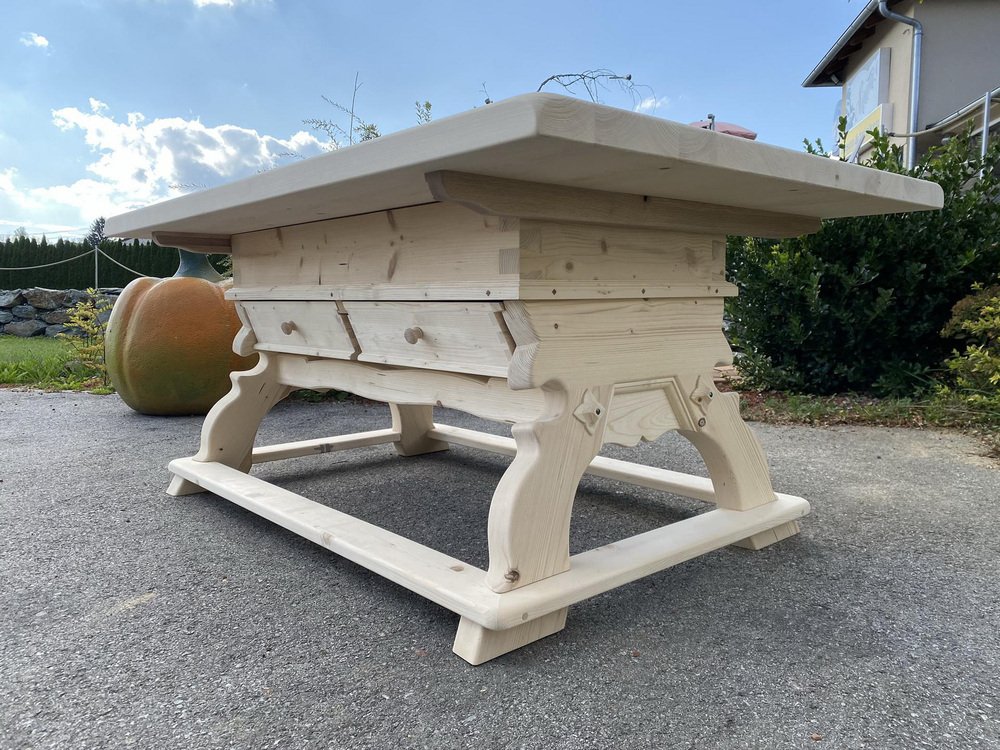 Farm Dining Table in Spruce for sale at Pamono