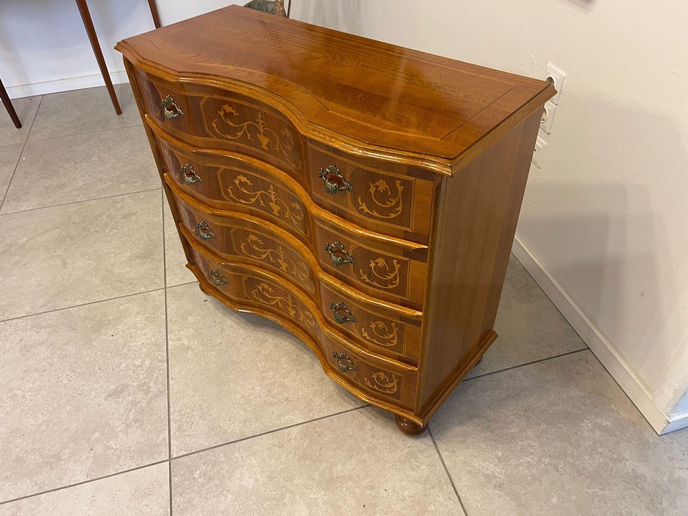 Baroque Style Chest of 4 Drawers for sale at Pamono