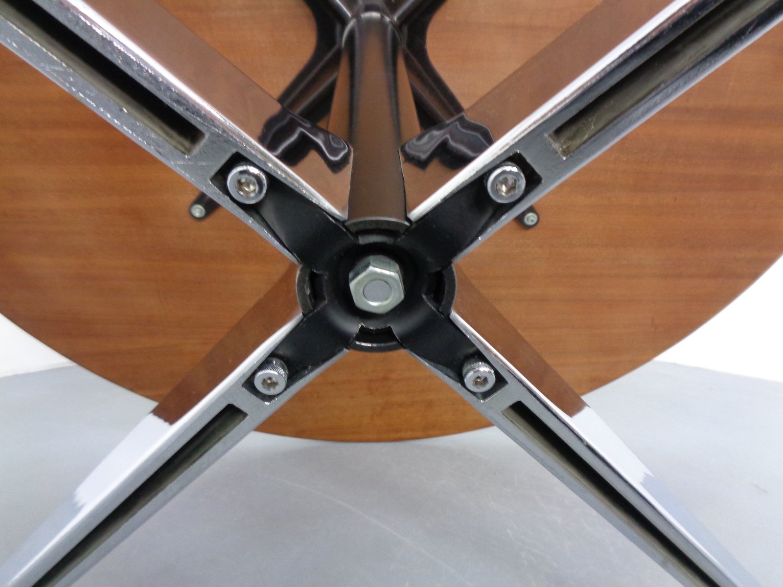 Large Segmented Round Dining Table by Charles & Ray Eames for Herman ...