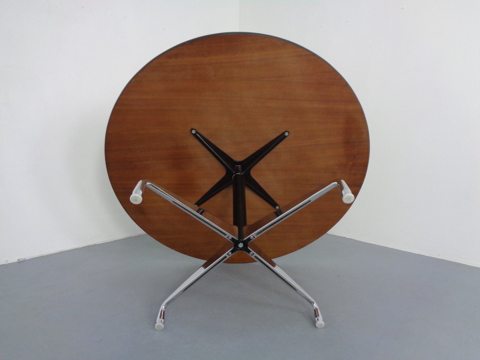 Large Segmented Round Dining Table by Charles & Ray Eames for Herman ...