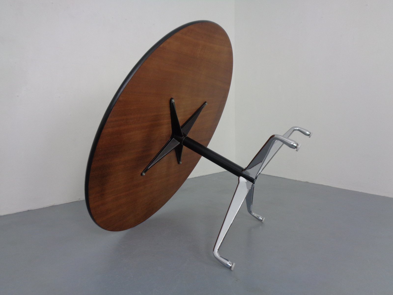 Large Segmented Round Dining Table by Charles & Ray Eames for Herman ...