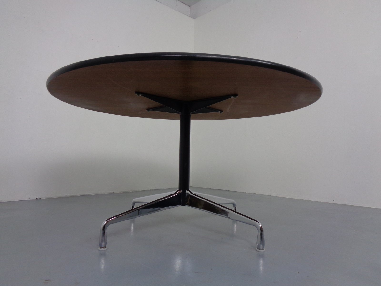 Large Segmented Round Dining Table by Charles & Ray Eames for Herman ...