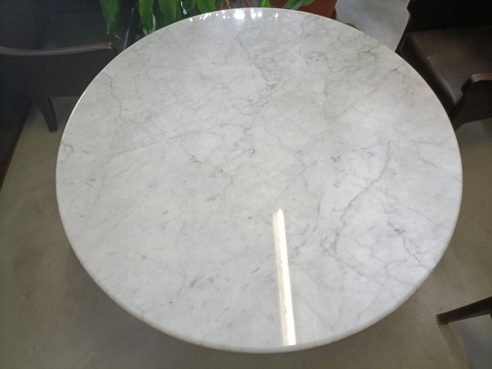 M Series Table in White Marble by Angelo Mangiarotti for Tisettanta, 1980s for sale at Pamono