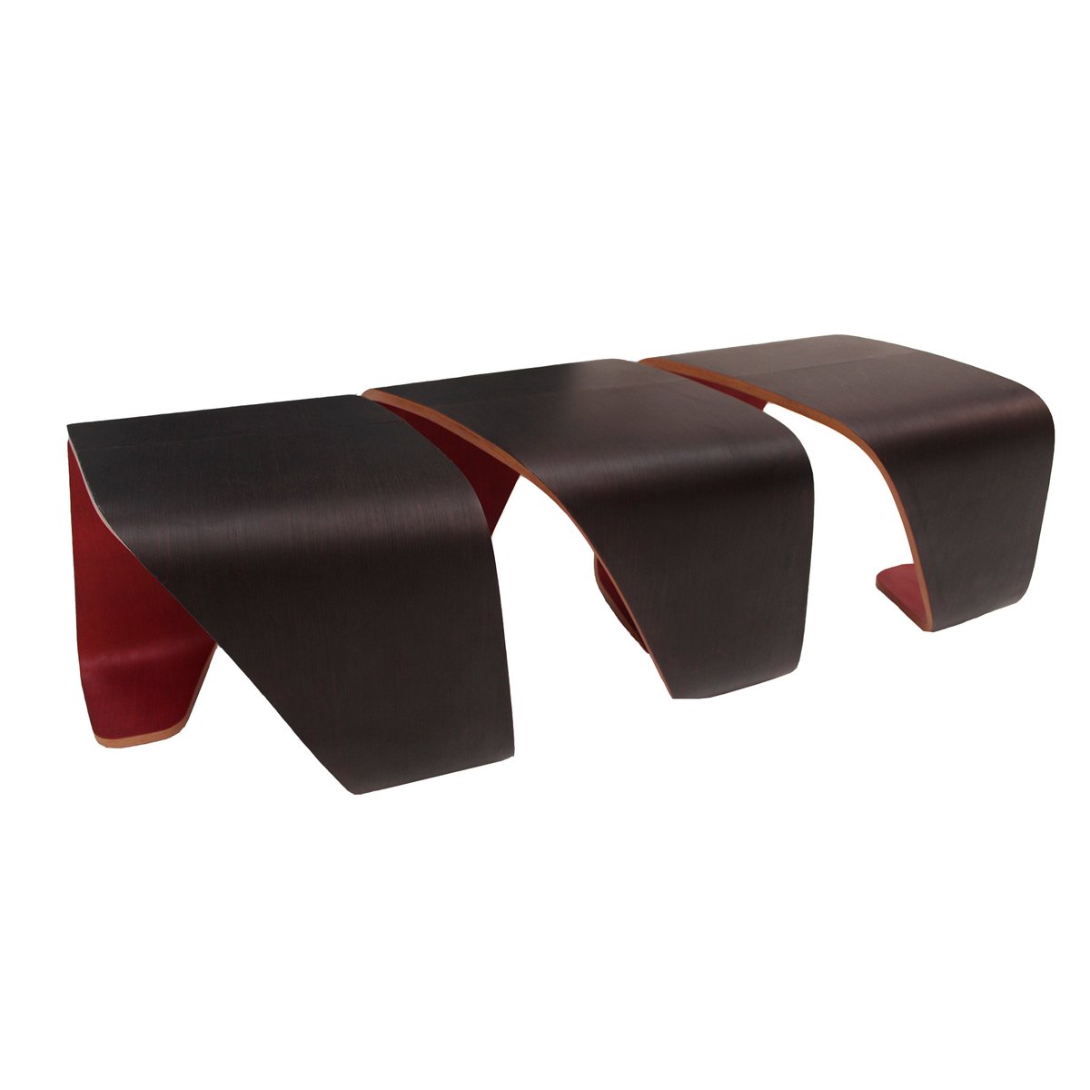 DNA Modular Bench in Wood attributed to Leonardo Rossano and Debora ...