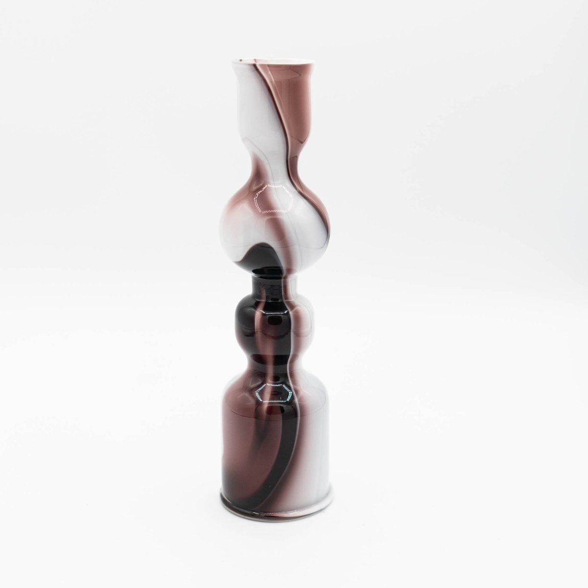 Vintage Murano Opal Glass Vase by Carlo Moretti, 1970s for sale at Pamono