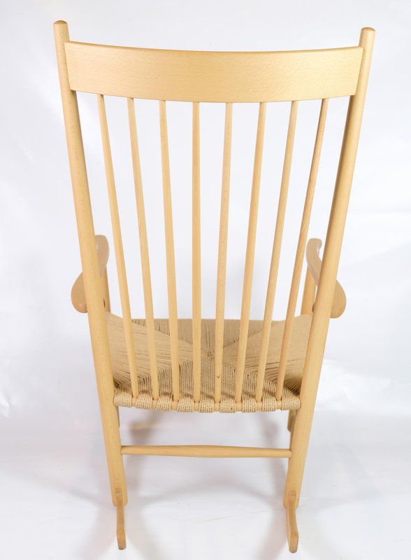 Model J16 Rocking Chair in Beech by Hans J. Wegner for FDB, 1980s for ...