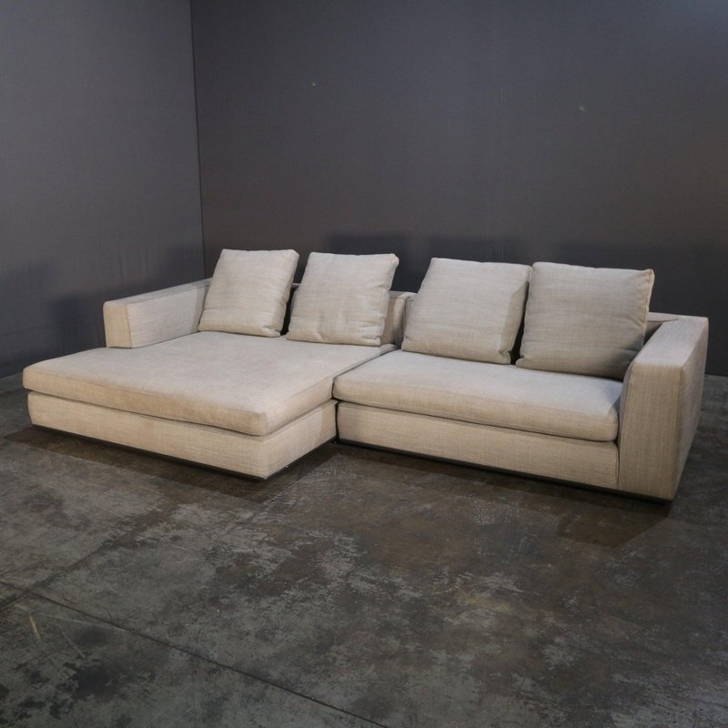 Hamilton Sofa with Chair attributed to Rodolfo Dordoni for Minotti, Set ...