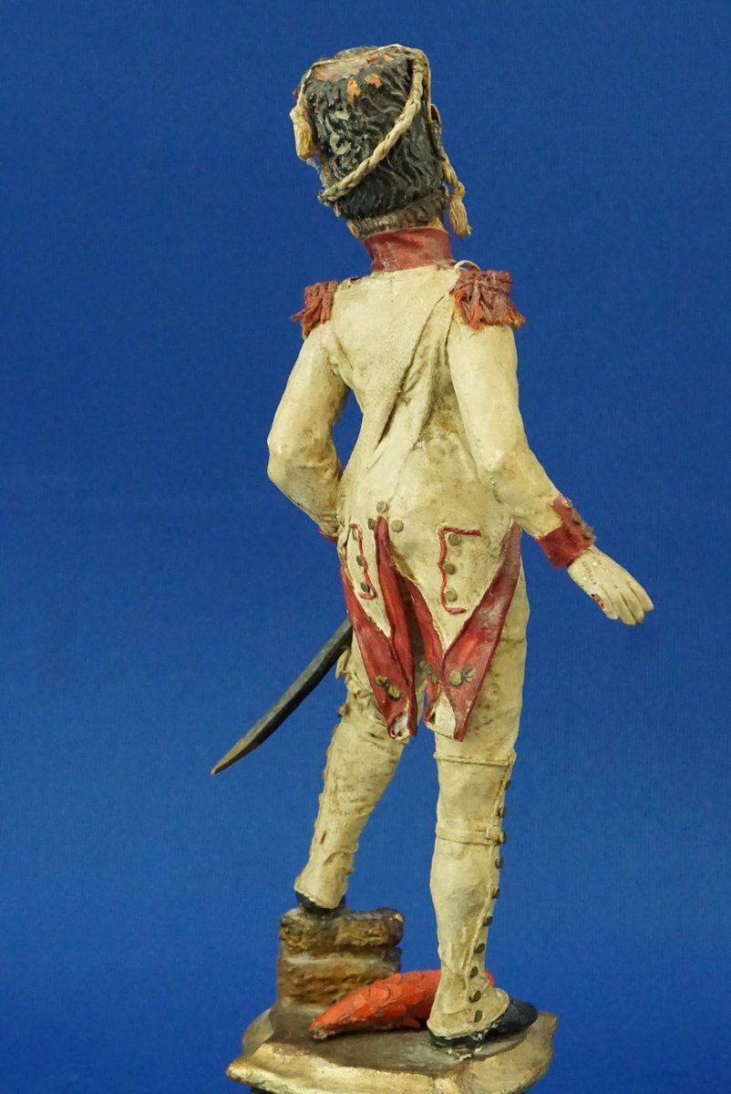 19th Century Empire Style Paper Mache Sculpture Depicting a Napoleonic ...