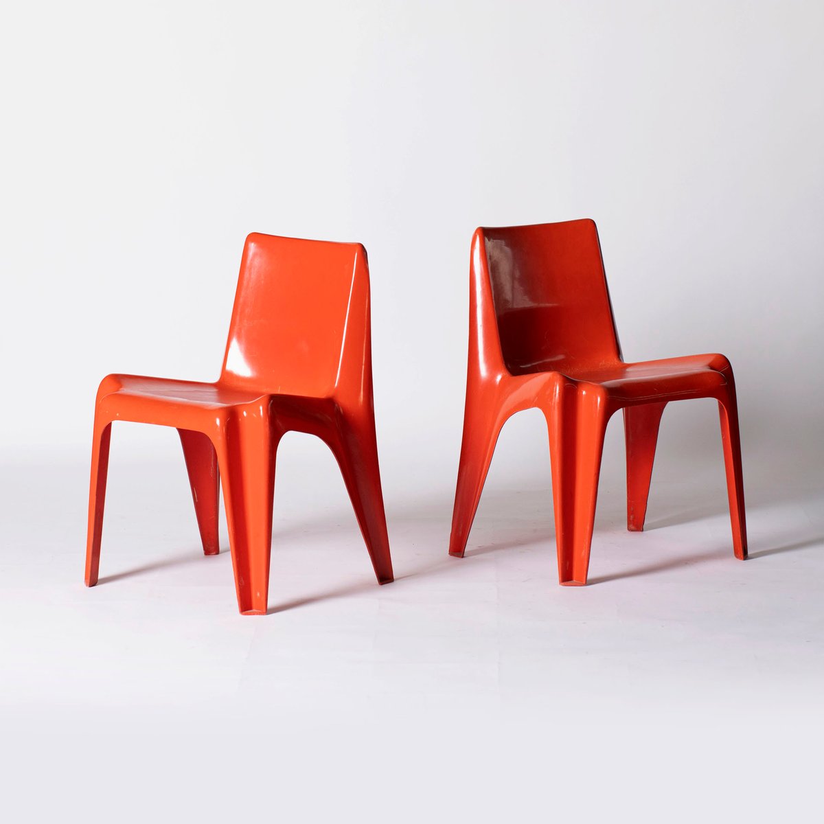 Ba1171 Stackable Chair by Helmut Bätzner for Bofinger, Germany, 1960s ...