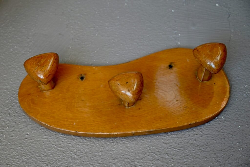 Wooden Free-Form Chalet Coat Rack for sale at Pamono