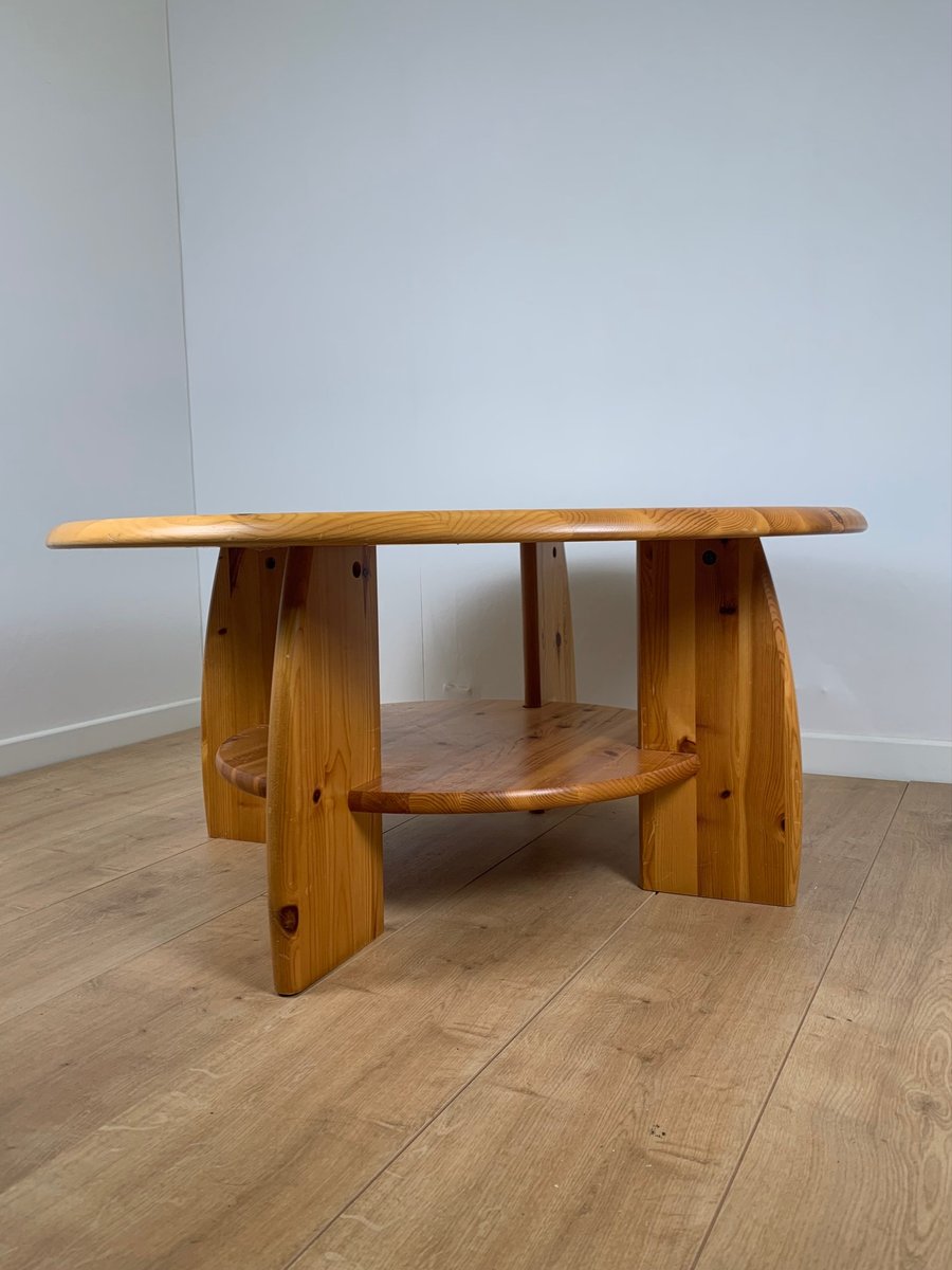 Modernist Pine Coffee Table, 1980s-1990s for sale at Pamono