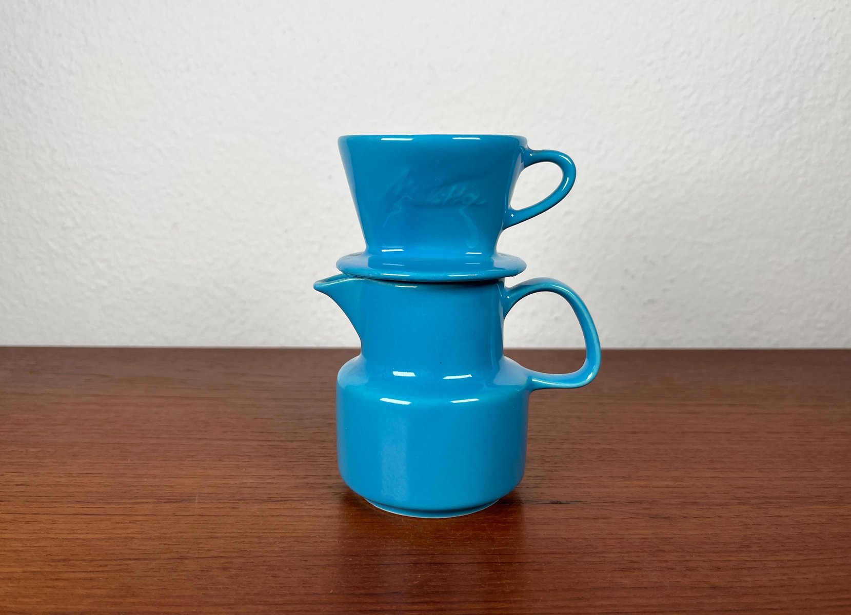 German Mid-Century Modern Space Age Ceramic Puppet-size Coffee Filter ...