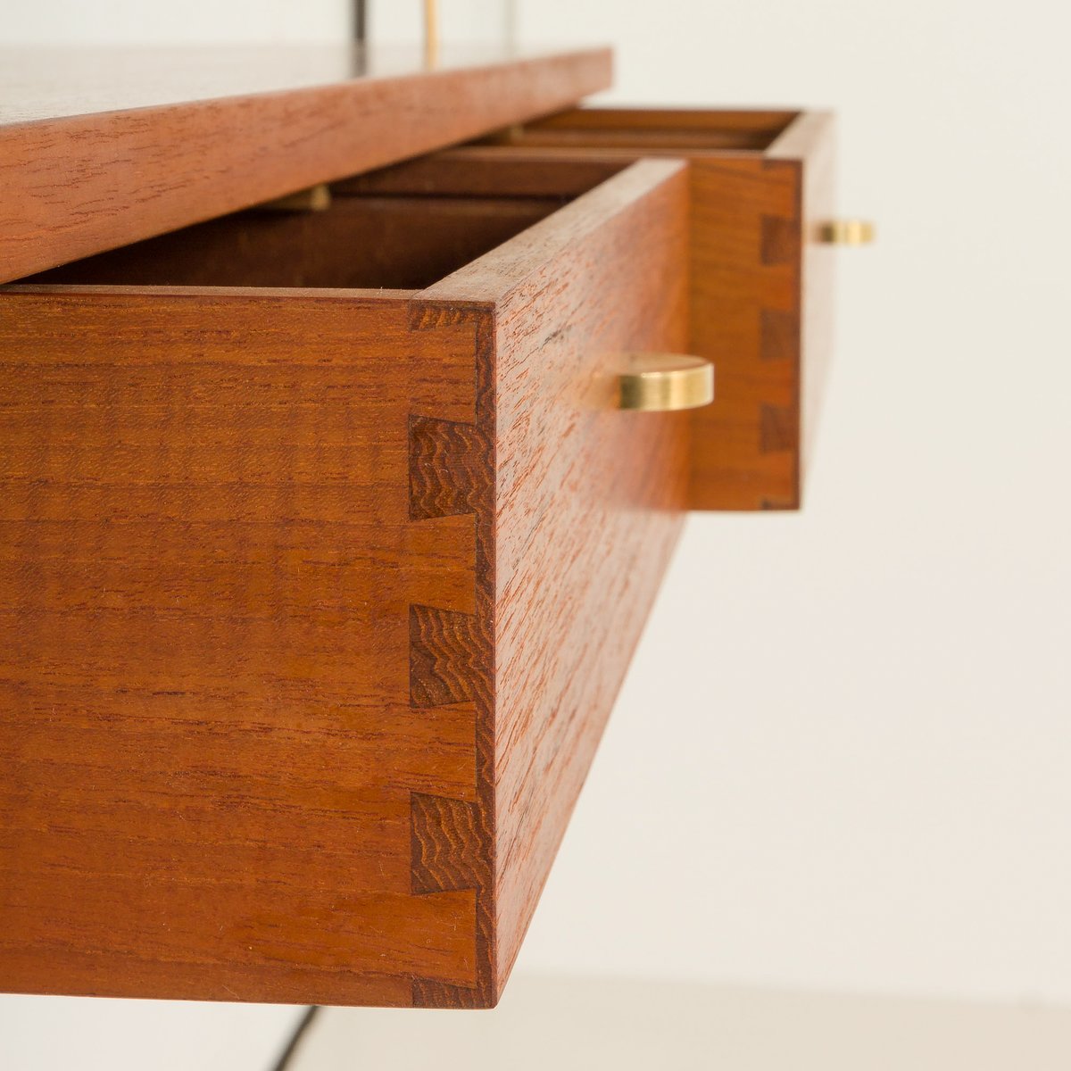 Mid-Century Modern Danish Wall Unit in Teak, 1960s for sale at Pamono