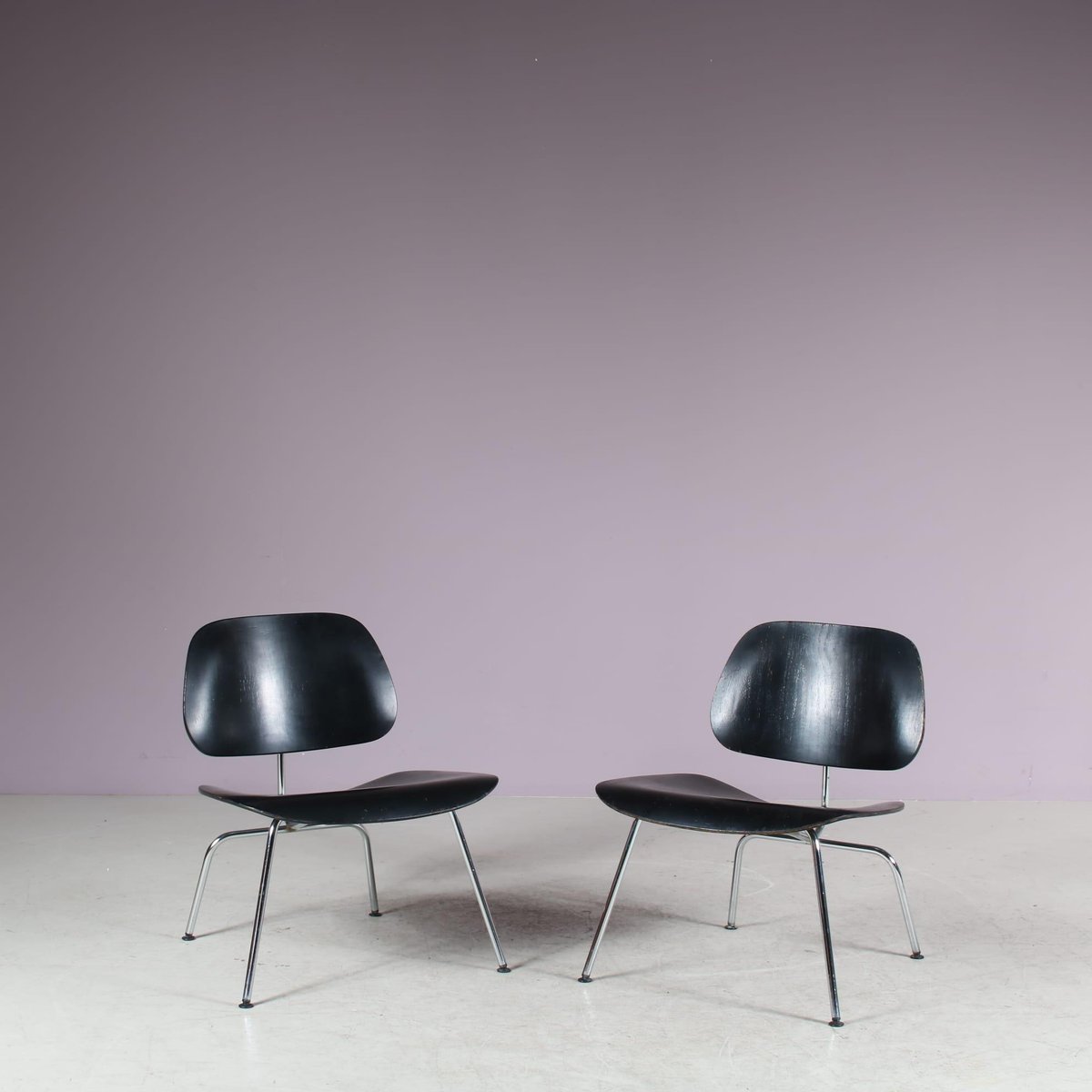 Set of LCM Chairs by Charles & Ray Eames for Herman Miller, USA, 1960s ...