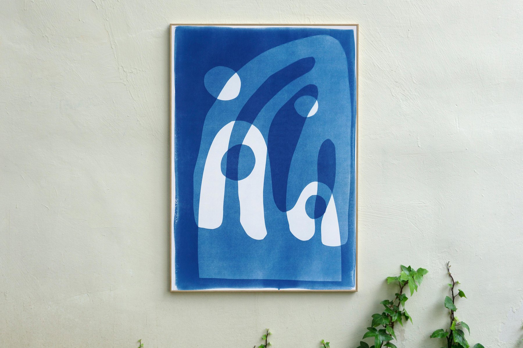 Kind of Cyan, Rain Over Mountain, Cyanotype, 2024 for sale at Pamono