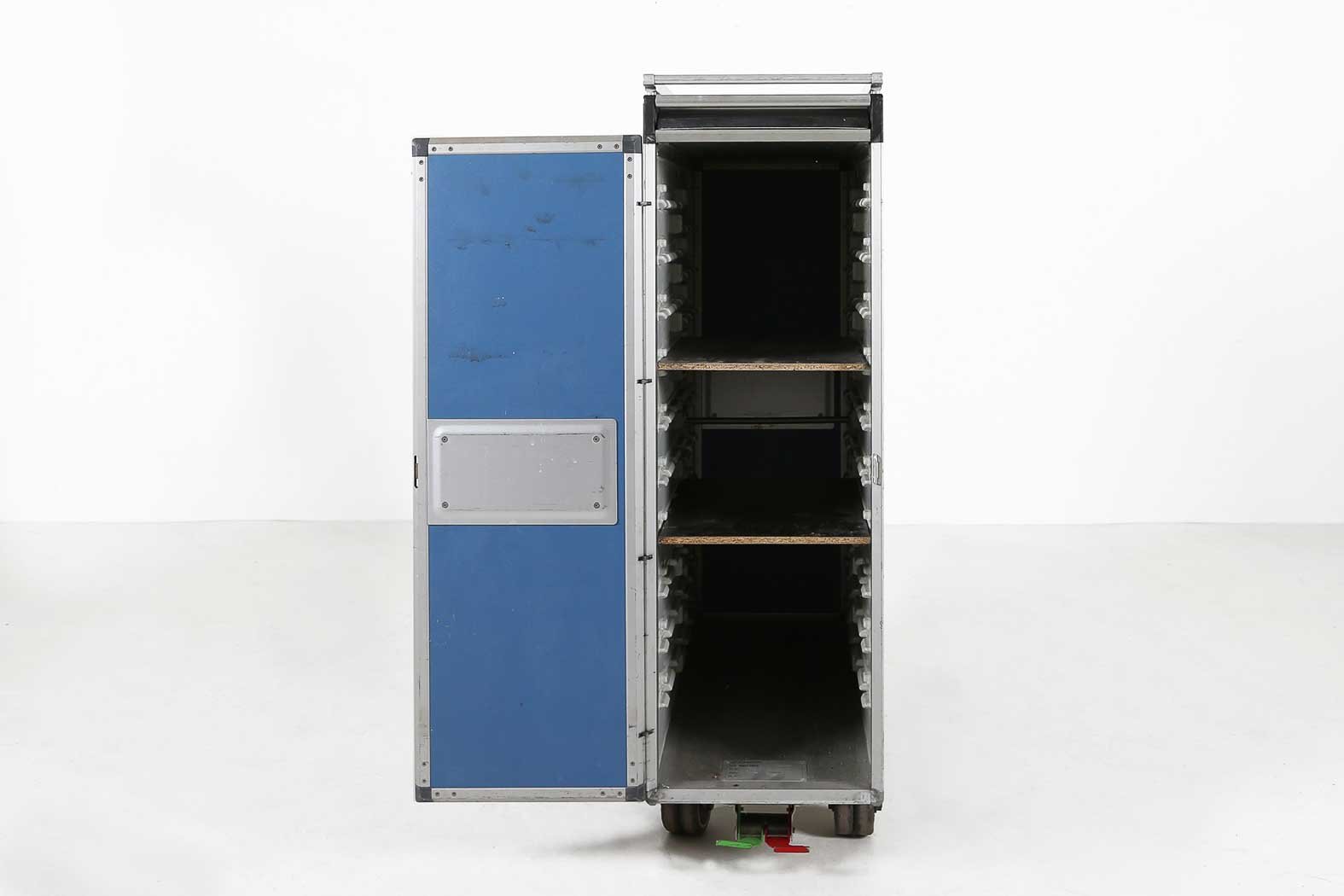 Vintage Industrial Blue Airplane Trolley, 1980 for sale at Pamono