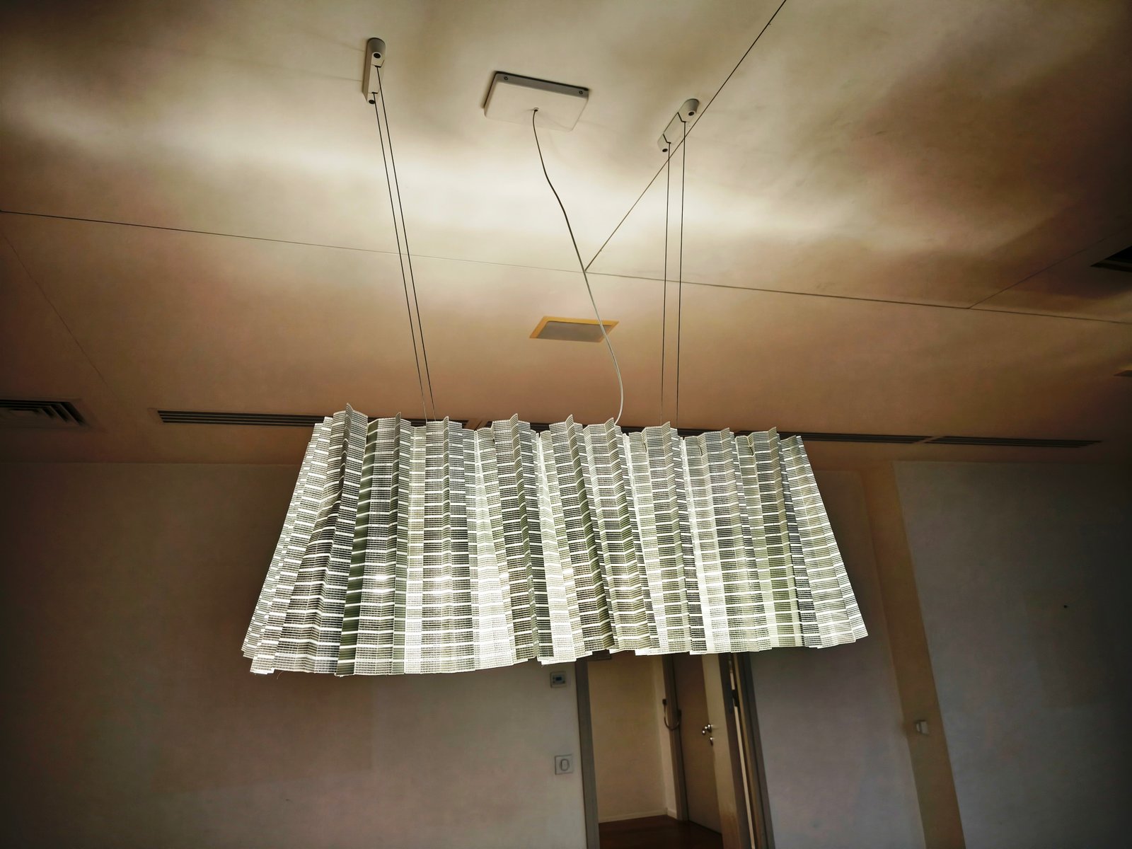 Inga Sempe Pleated Pendant Light for sale at Pamono