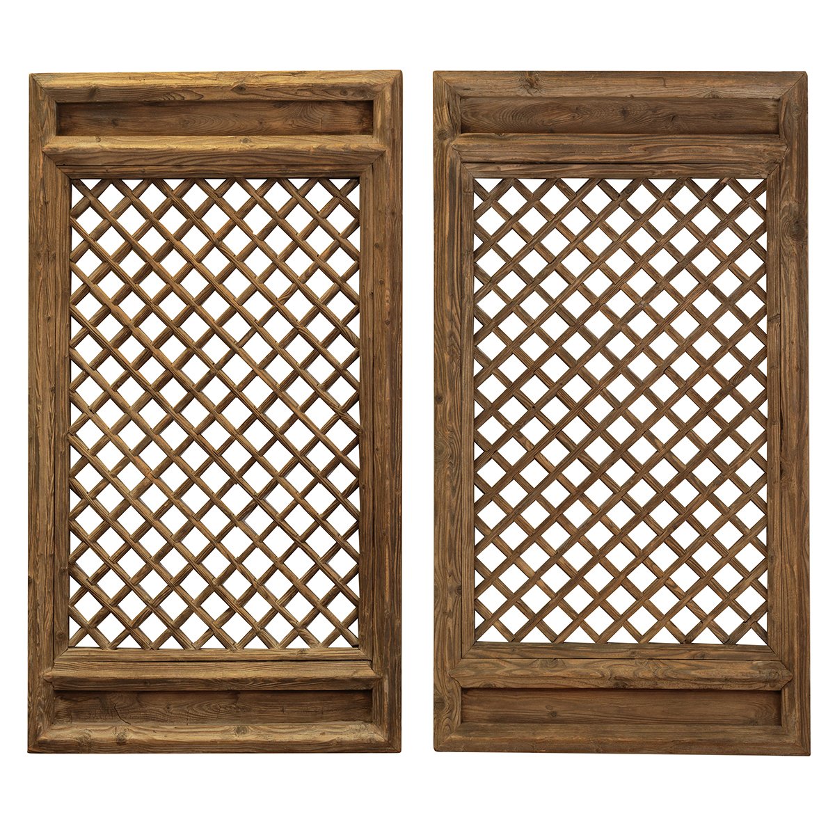 Lattice Window Panels, 1900s, Set of 2 for sale at Pamono