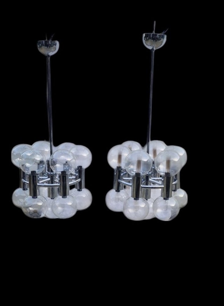 13-Light Motoko Ishii Chandelier by Motoko Ishii, 1970s for sale at Pamono