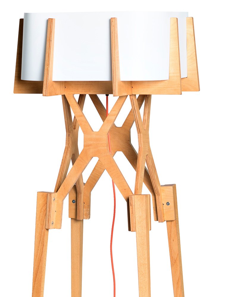 Lese Floor Lamp by Konstantin Achkov for Lock for sale at Pamono