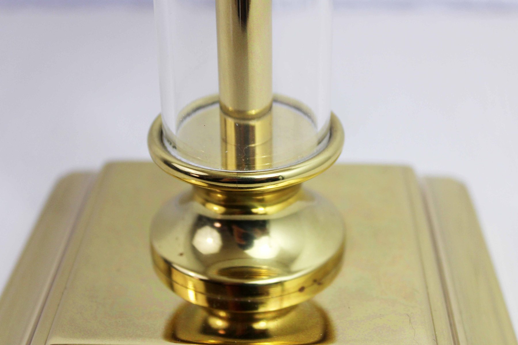 Vintage Regency Foot Lamp in Brass and Acrylic Glas, 1970s for sale at ...