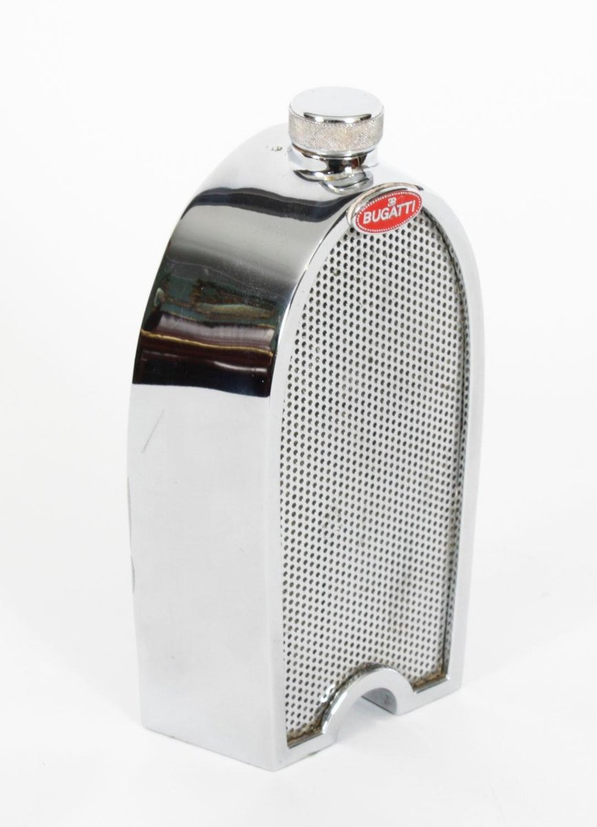 Vintage Chromium Radiator Decanter from Bugatti, Late 20th Century for ...