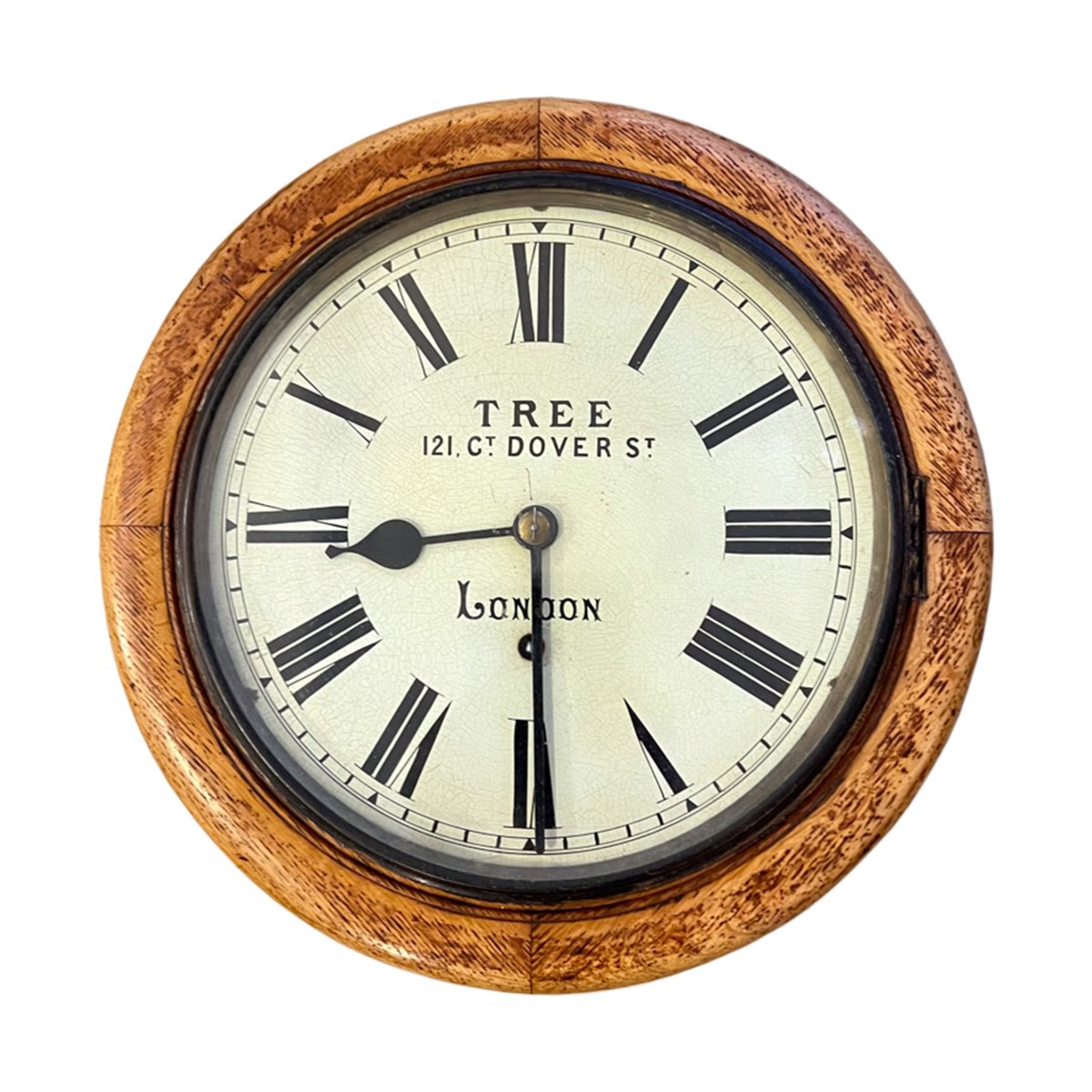 English Wall Clock by Tree for sale at Pamono