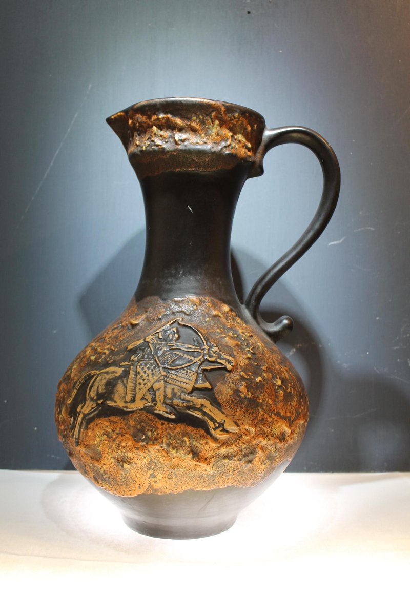 West German Ceramic Ewer by Walter Gerhards, 1970s for sale at Pamono
