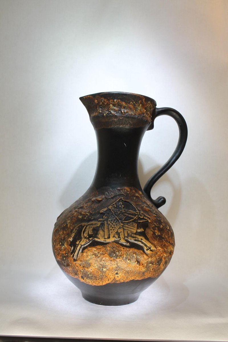 West German Ceramic Ewer by Walter Gerhards, 1970s for sale at Pamono