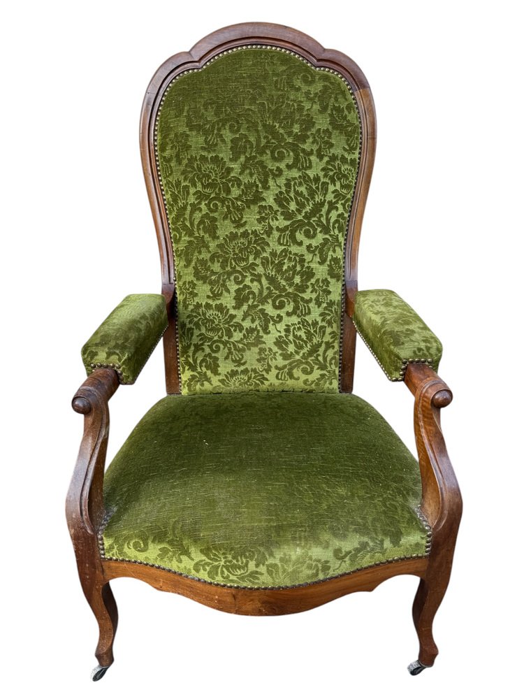 Antique Louis Philippe Voltaire Lounge Chair for sale at Pamono