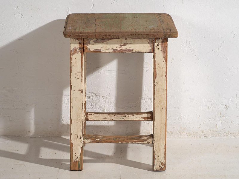 Small Antique Square Side Tables, 1920, Set of 2 for sale at Pamono