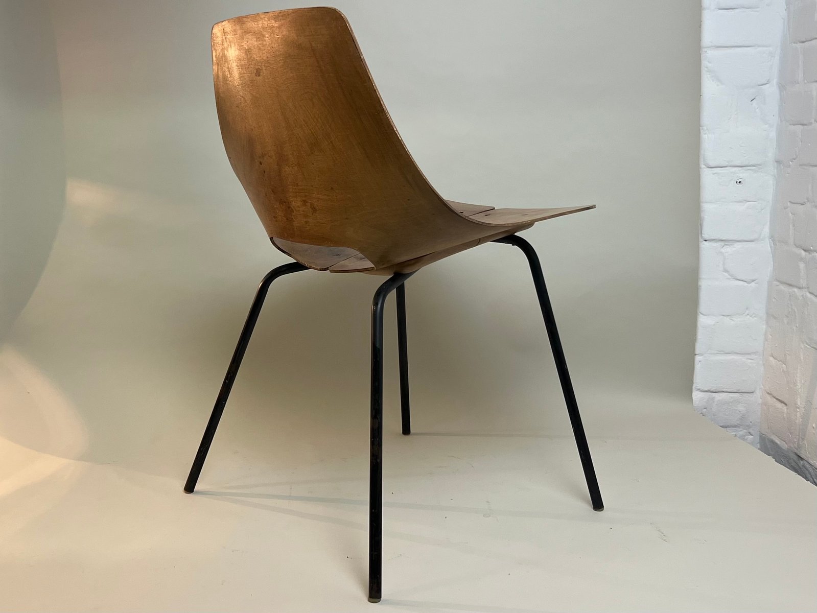 Tonneau Chair by Pierre Guariche for Steiner Paris, 1950s for sale at ...
