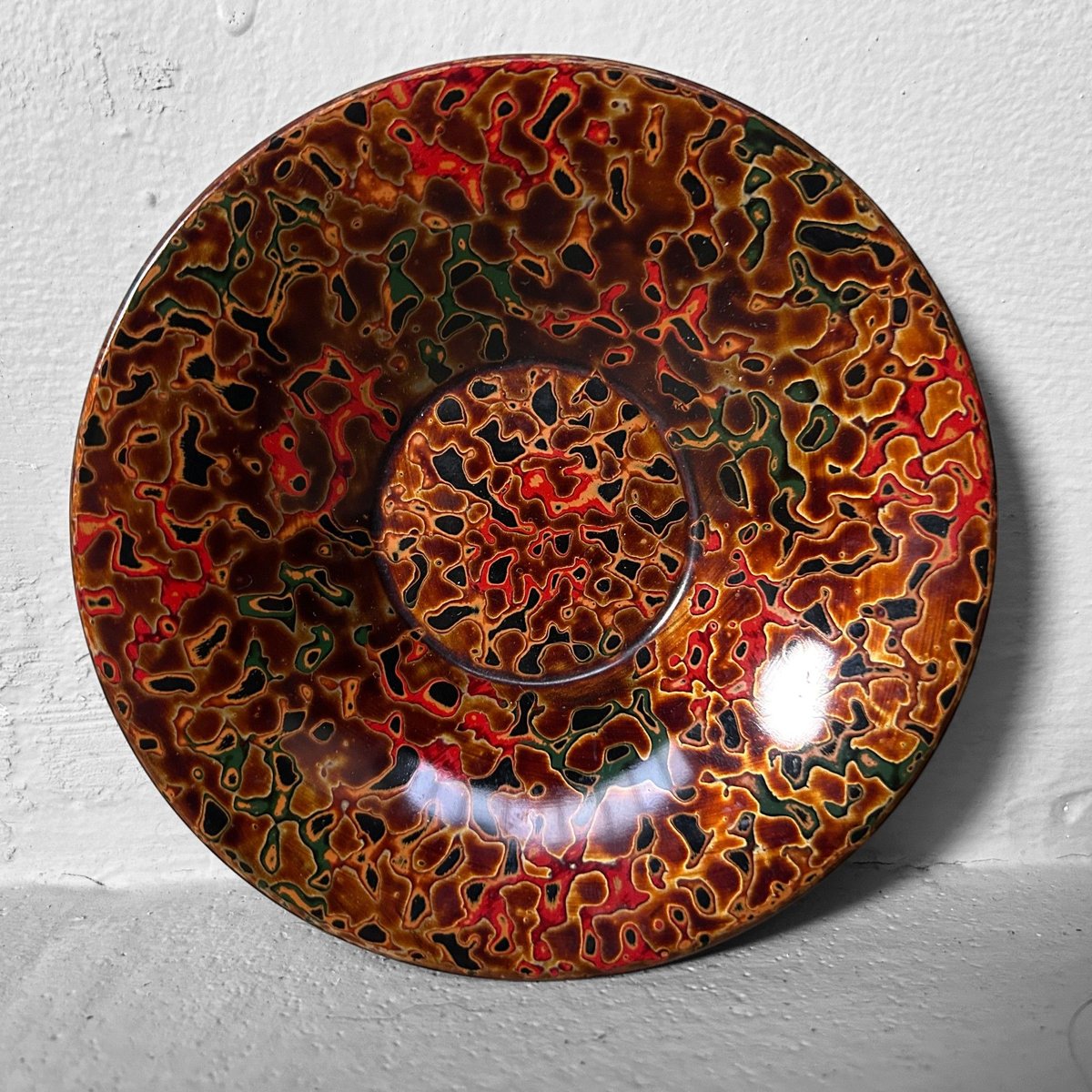 Wooden Tsugaru Lacquerware Plates, Japan, 1950s, Set of 5 for sale at ...