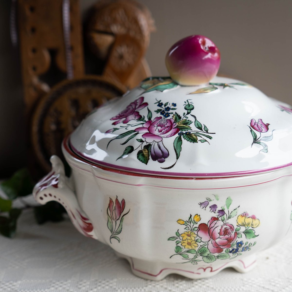 Antique French Soup Tureen from Lunéville, Early 20th Century for sale ...