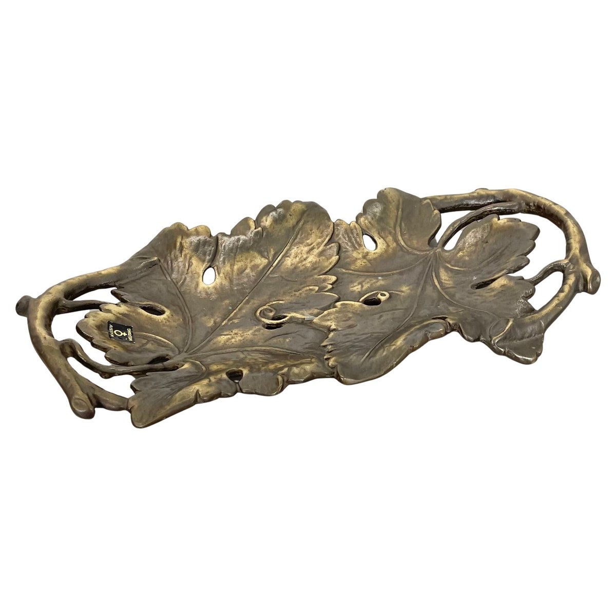 Large Brass Shell Plate, Germany, 1970s for sale at Pamono
