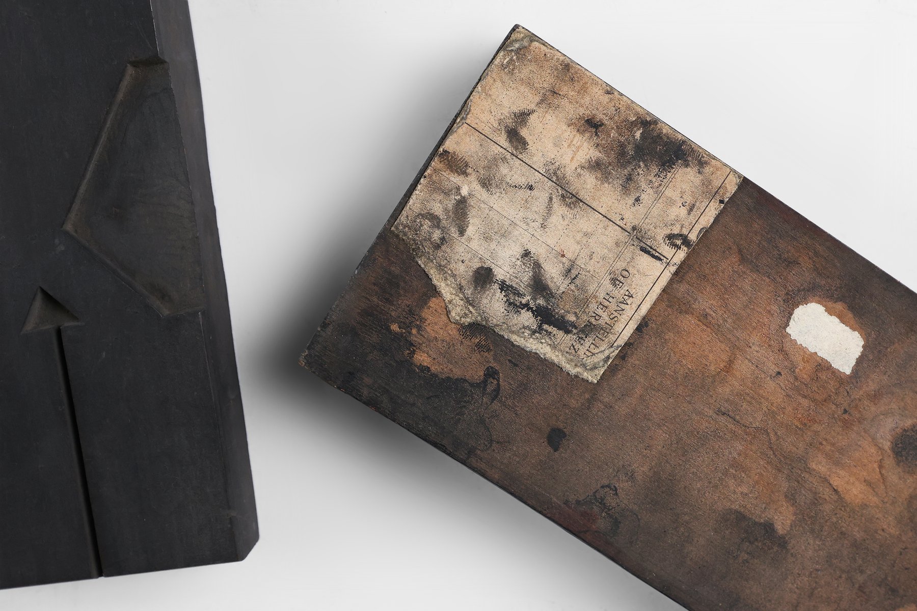 Vintage Large Collection Letterpress Wood Block Letters, Belgium, 1890s ...