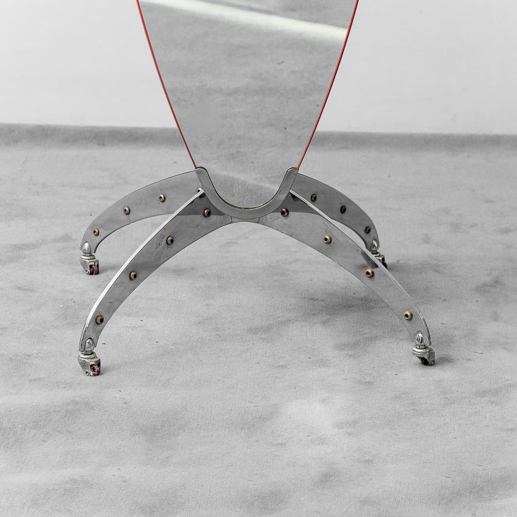 Dulton Floor Mirror by Yasuaki Sasamoto for Li Qian, 1970s for sale at Pamono